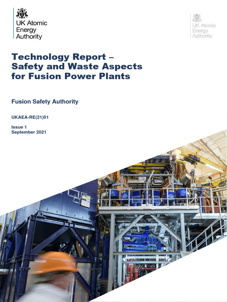 UKAEA RE2101 Fusion Technology Report Issue 1 | PDF | Fusion Power ...