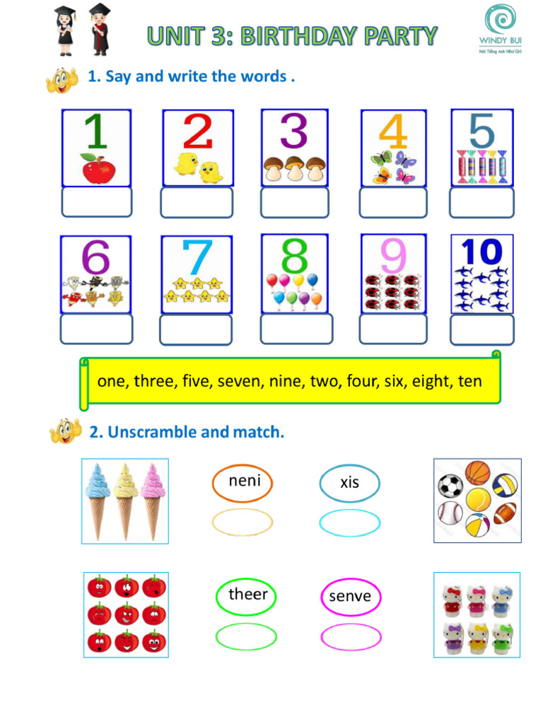 UNIT 3 Birthday Party (Protected) | PDF