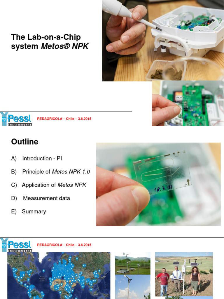 Metos NPK El Nuevo Laboratorio Portatil para Medir NPK in Situ ...