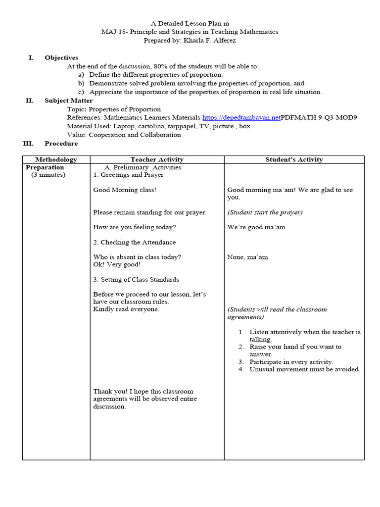 LP 4 | PDF | Lesson Plan | Human Communication