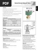 ASCO 8327 Series Solenoid Valves | PDF | Valve | Electromagnetism