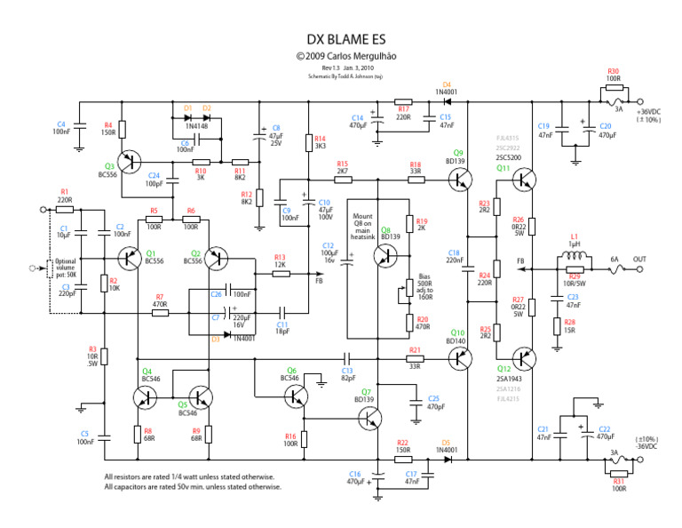 Electronic Schematic Components List | PDF