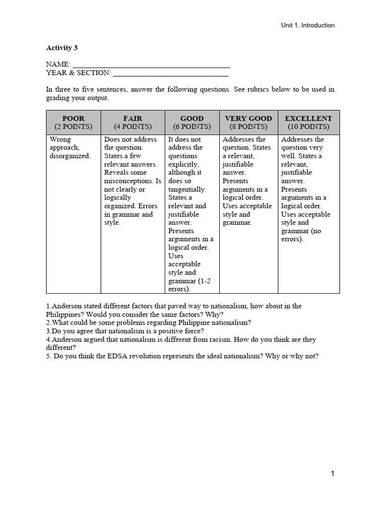 Activity 3 | PDF