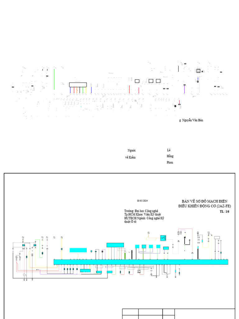 Nguyen Van Ban_04_So do mach dieu khien dong co (2AZ-FE) | PDF