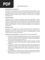 Specification Writing for Procurement | PDF | Specification (Technical ...