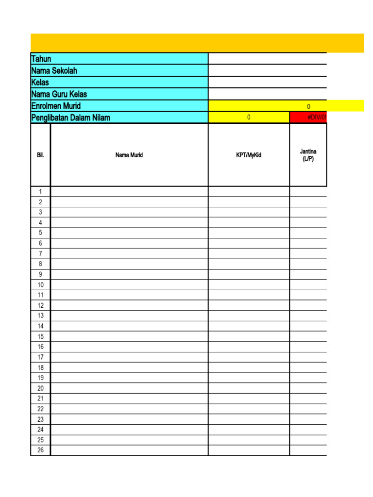 PPD-Protected Template Baru NILAM SR 2021-10 KELAS | PDF