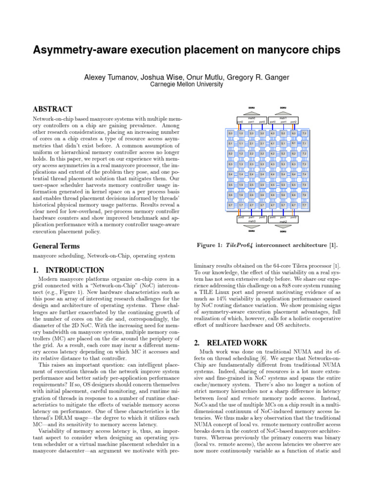 Mutlu Asymmetry-Aware Multicore Scheduling | PDF | Cpu Cache | Thread (Computing)