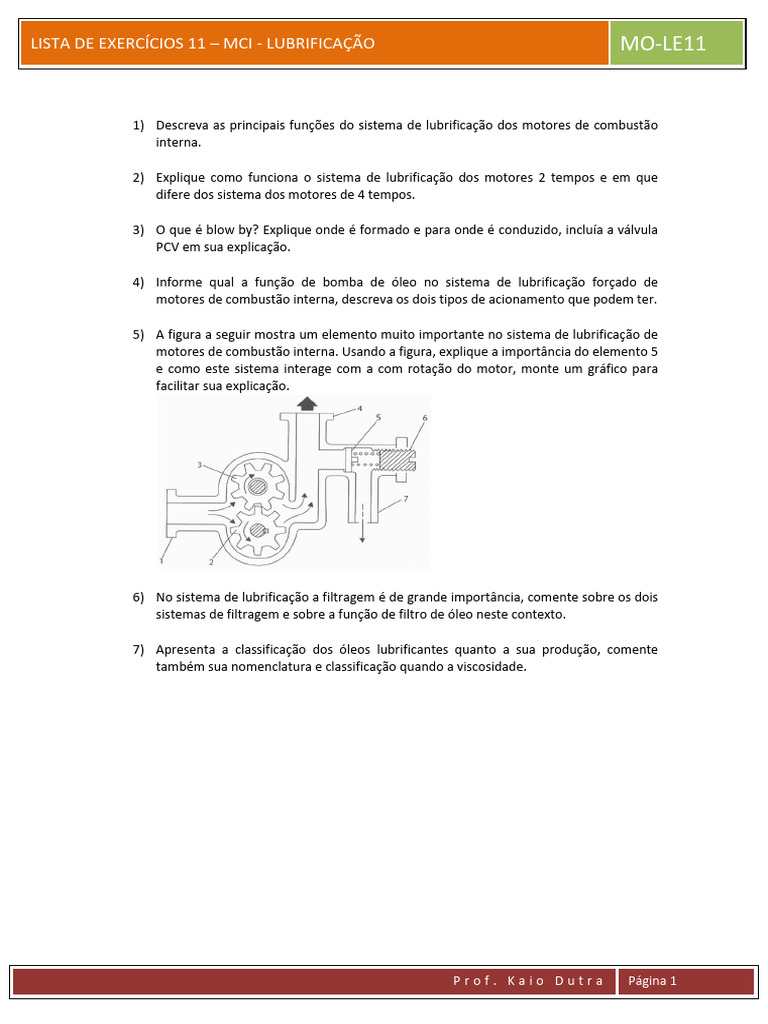 Mo Le11 Mci Lubrificac3a7c3a3o | PDF