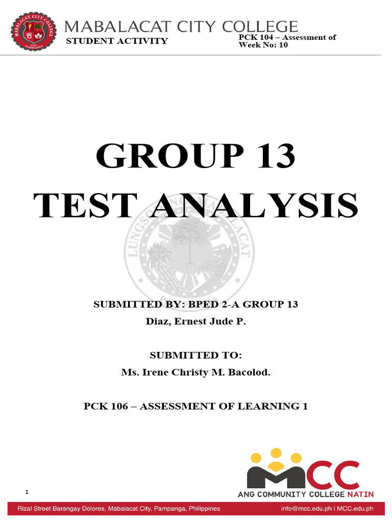 Activity 3 Rubrics and Check List | PDF | Behavior Modification | Cognitive Psychology