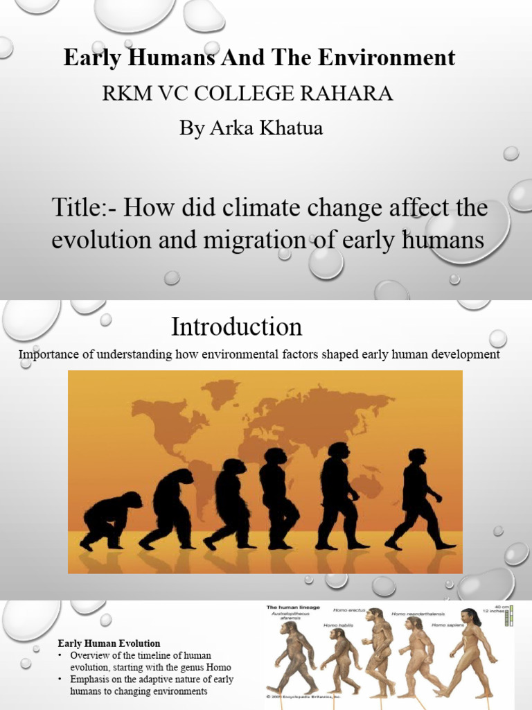Early Humans and the Environment | Download Free PDF | Homo | Human Evolution