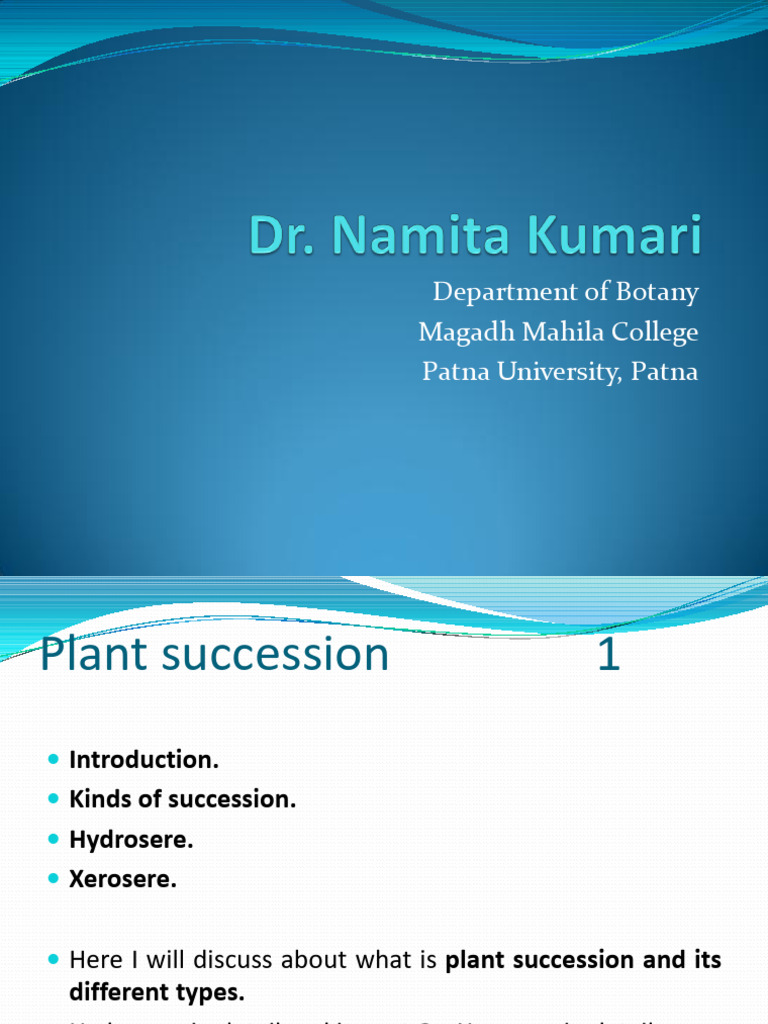Plant Succession Hydrosere | Download Free PDF | Earth Sciences | Botany