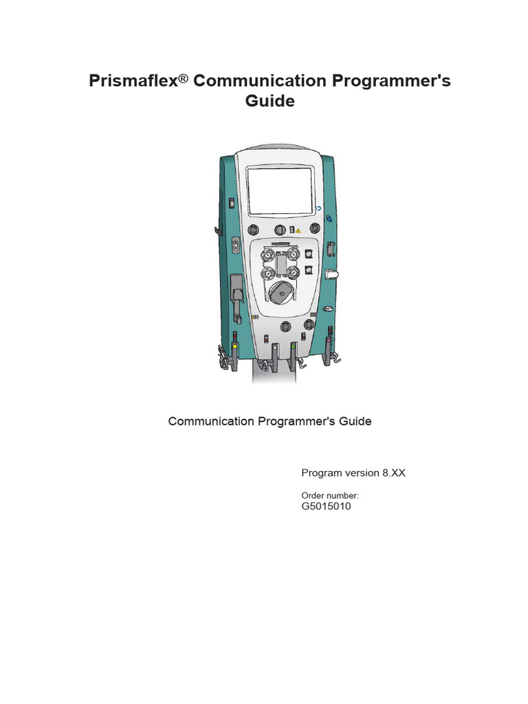 Prismaflex 8.xx - Communication Programmers Guide G5015010 SW 8.xx | PDF | Integer (Computer ...