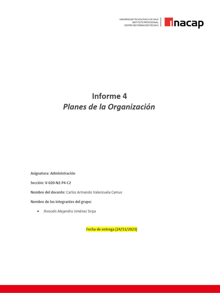 Informe 4 Administracion | PDF | Marketing | Concesionario de coches