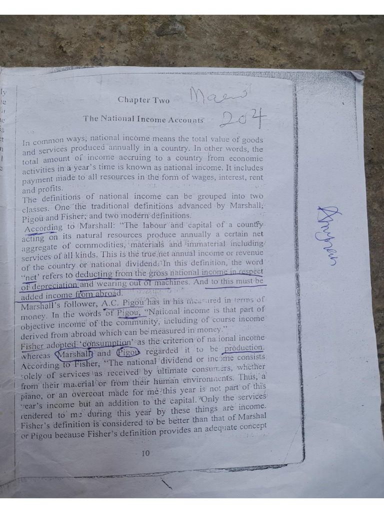 Eco 204 National Income | PDF