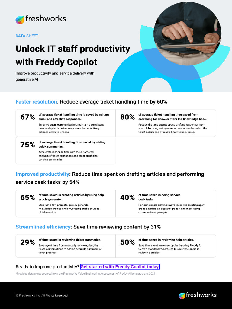 Freshservice - Freddy Copilot (AI) - Datasheet | PDF | Artificial Intelligence | Intelligence ...