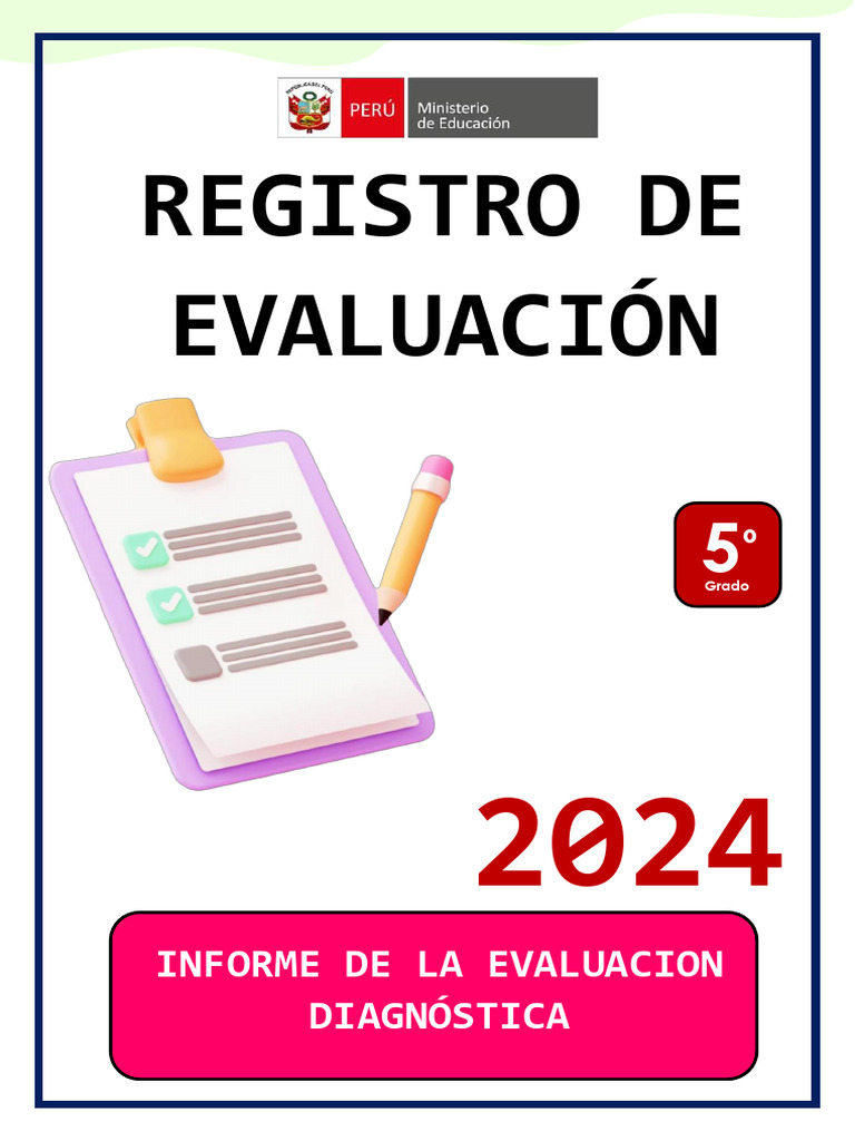 Informe Del Consolidado de La Evaluacion Diagnostica 2024 | PDF | Evaluación | Comprensión lectora