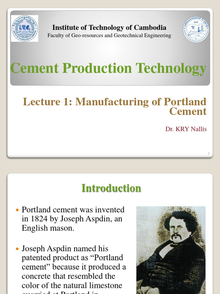 Cement Manufacturing Basics | PDF | Cement | Building Engineering