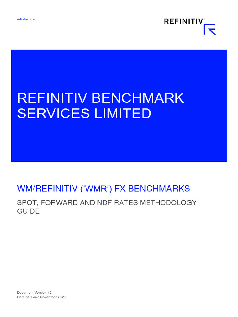 WM/Refinitiv FX Benchmarks Guide | PDF | Foreign Exchange Market | Currency