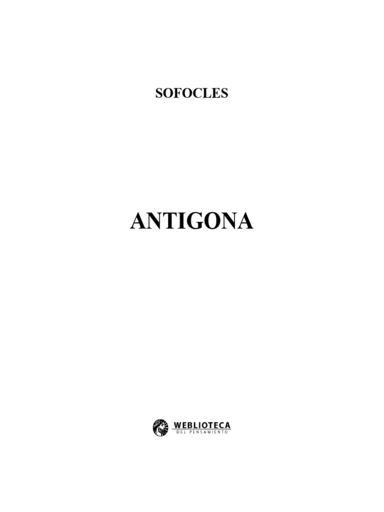 Antigona de Sofocles | PDF | Edipo