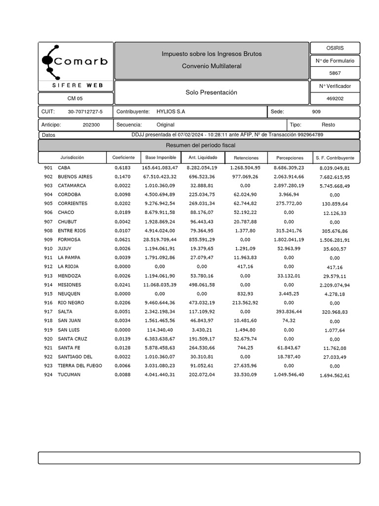 DDJJ_ANUAL_2024 | PDF | Gobierno | Servicios (economía)