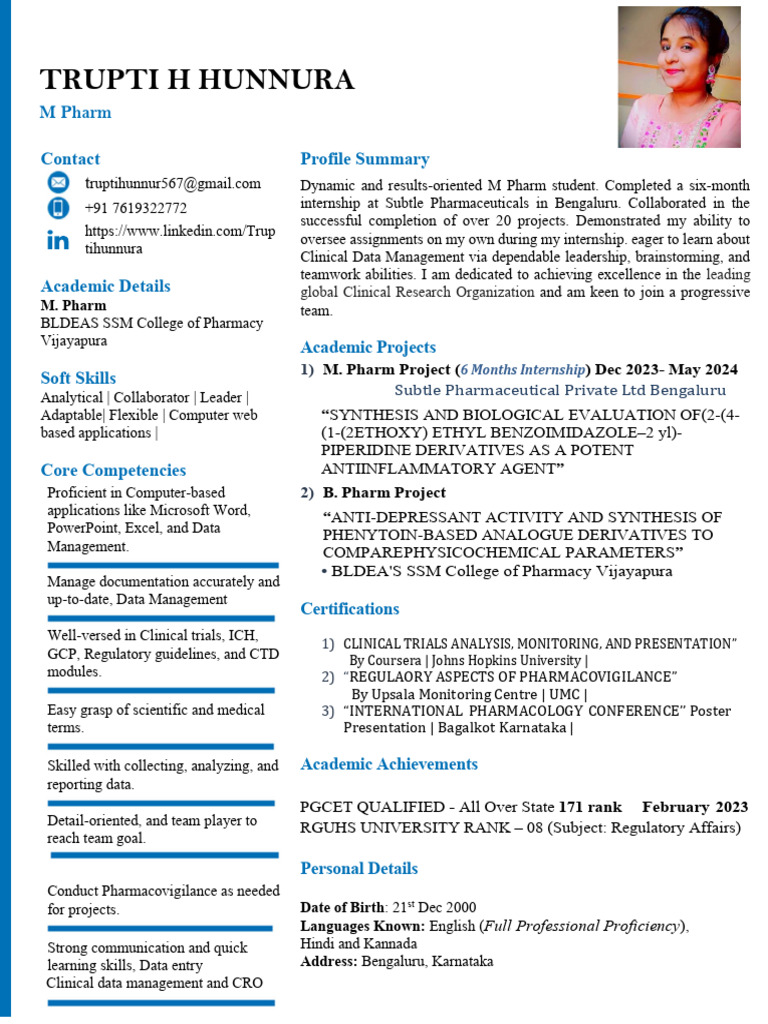 CDM Resume PDF | PDF | Clinical Trial