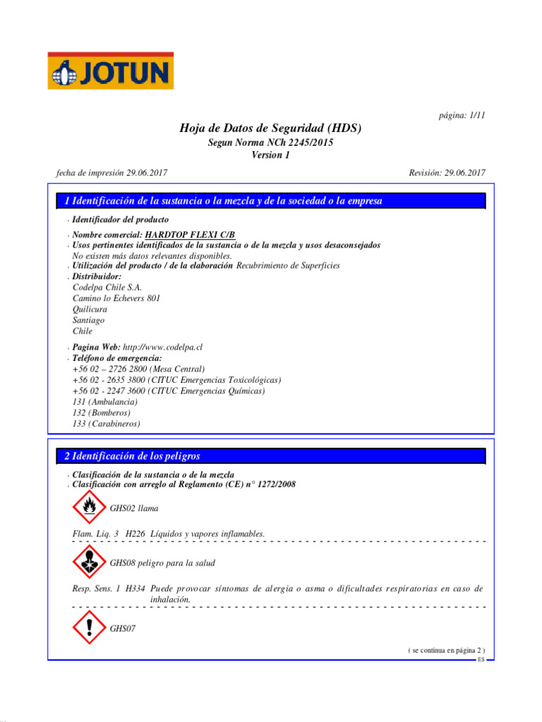 SD - HARDTOP FLEXI C B (ES) | PDF | Agua | Alergia