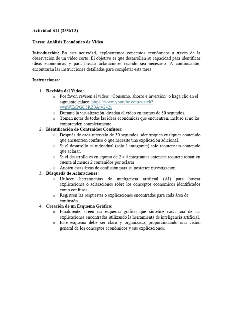 Actividad S11 (1)(1) | PDF | Inversiones | Ahorro