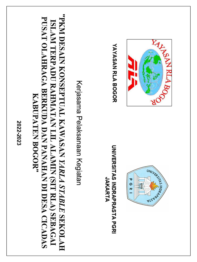 Desain Kawasan Yarla Stable Bogor | PDF