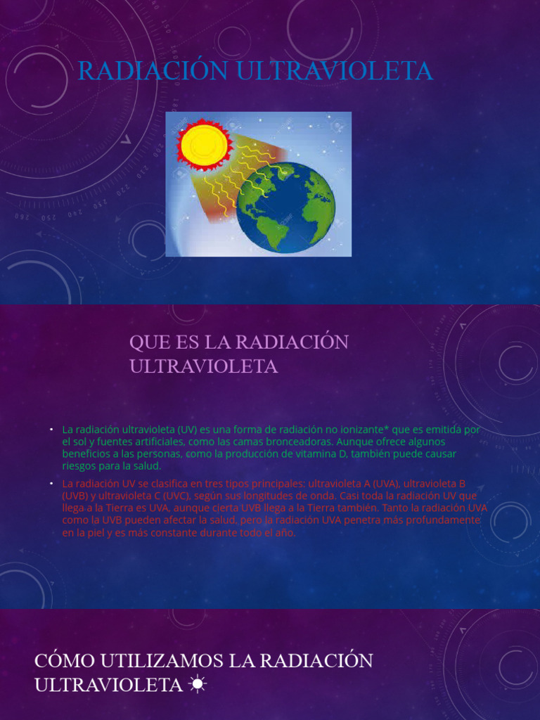 Radiación ultra violeta | Descargar gratis PDF | Ultravioleta | Radiación