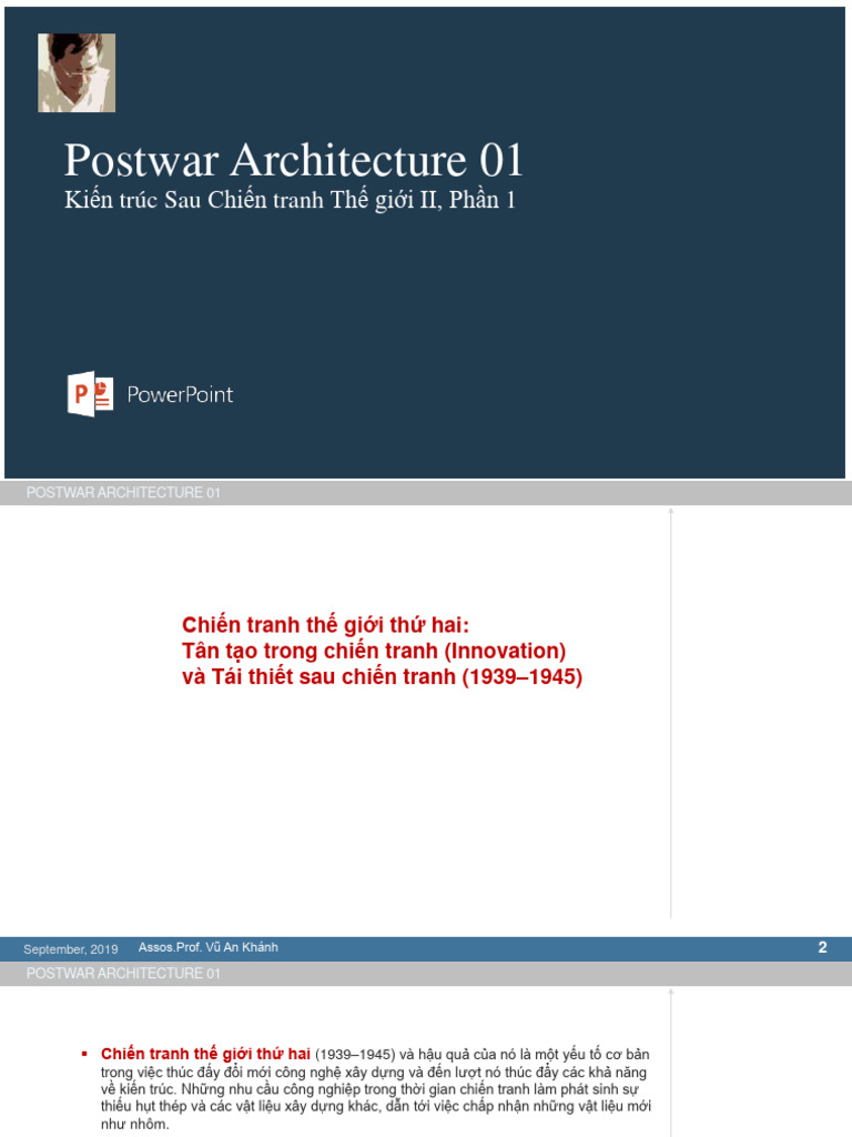 2019.11a Postwar Architecture VIE | PDF