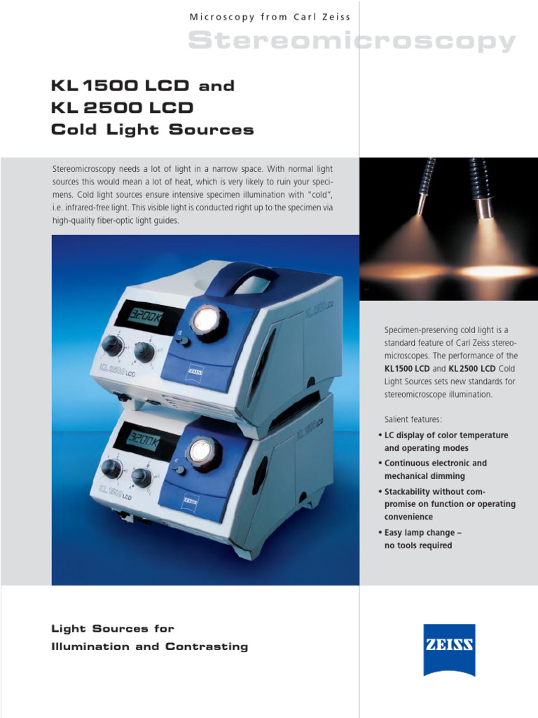 KL1500 and 2500 Brochure | PDF | Liquid Crystal Display | Optical Fiber