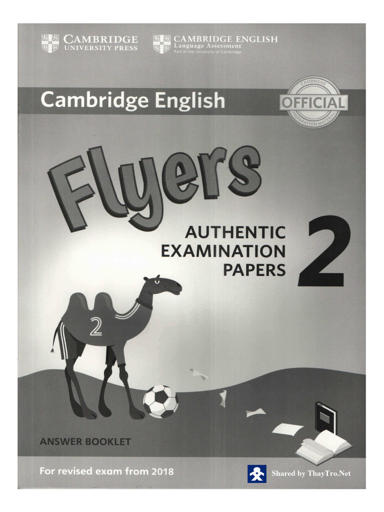 Flyers 2 Exam 2018 Answer Booklet | PDF | Social Science