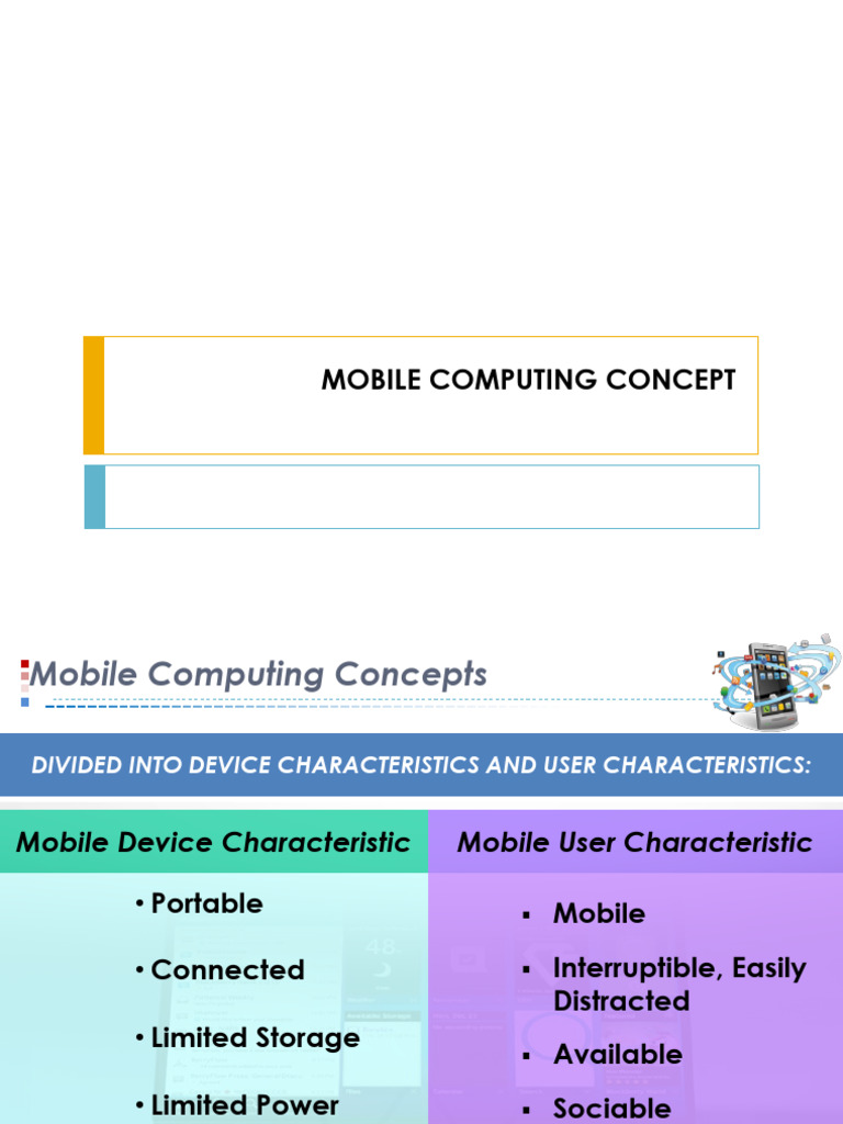 1 - History of Mobile Computing - Sub Topic 1.2 | PDF | Android (Operating System) | Mobile Phones