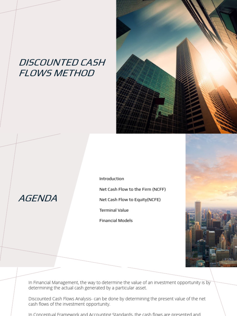 05-Discounted Cash Flows Method | PDF | Expense | Equity (Finance)