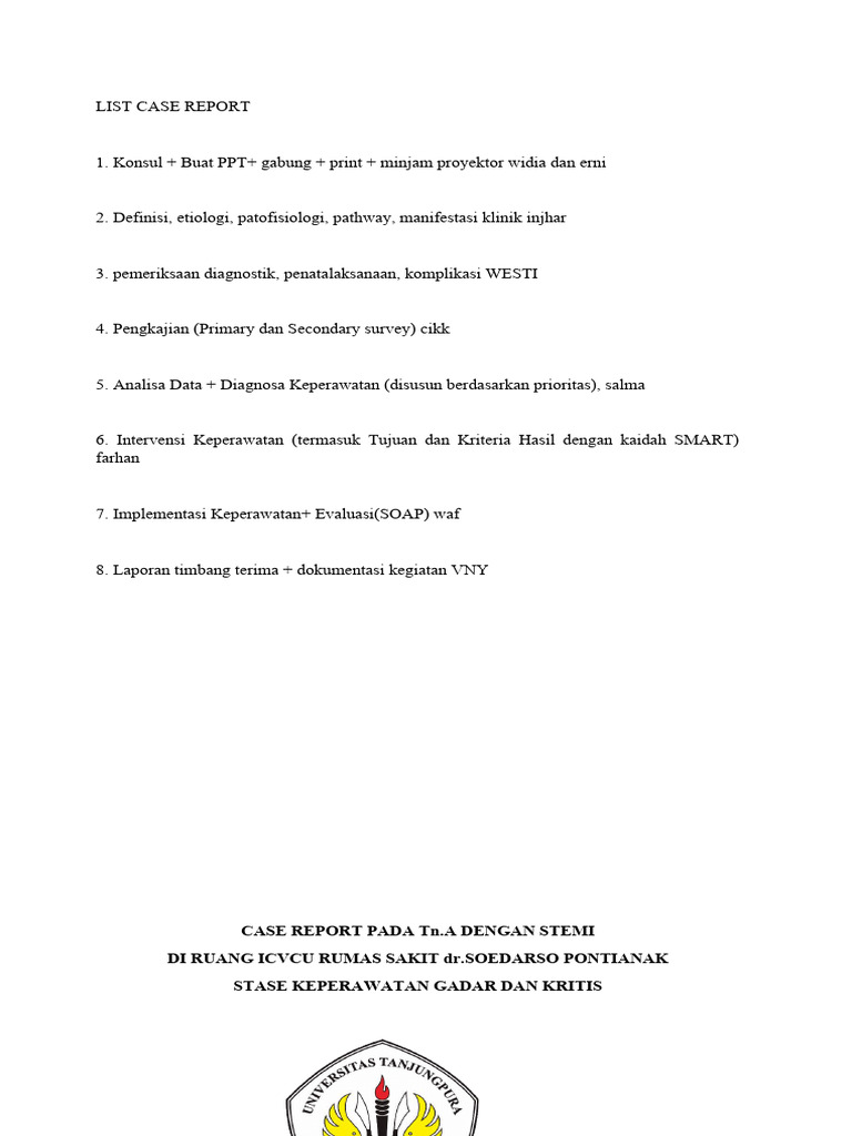 Case Report Stemi | PDF