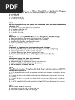 (Tổng quan Internet & E-Learning) Đáp án Luyện tập trắc nghiệm 2 | PDF