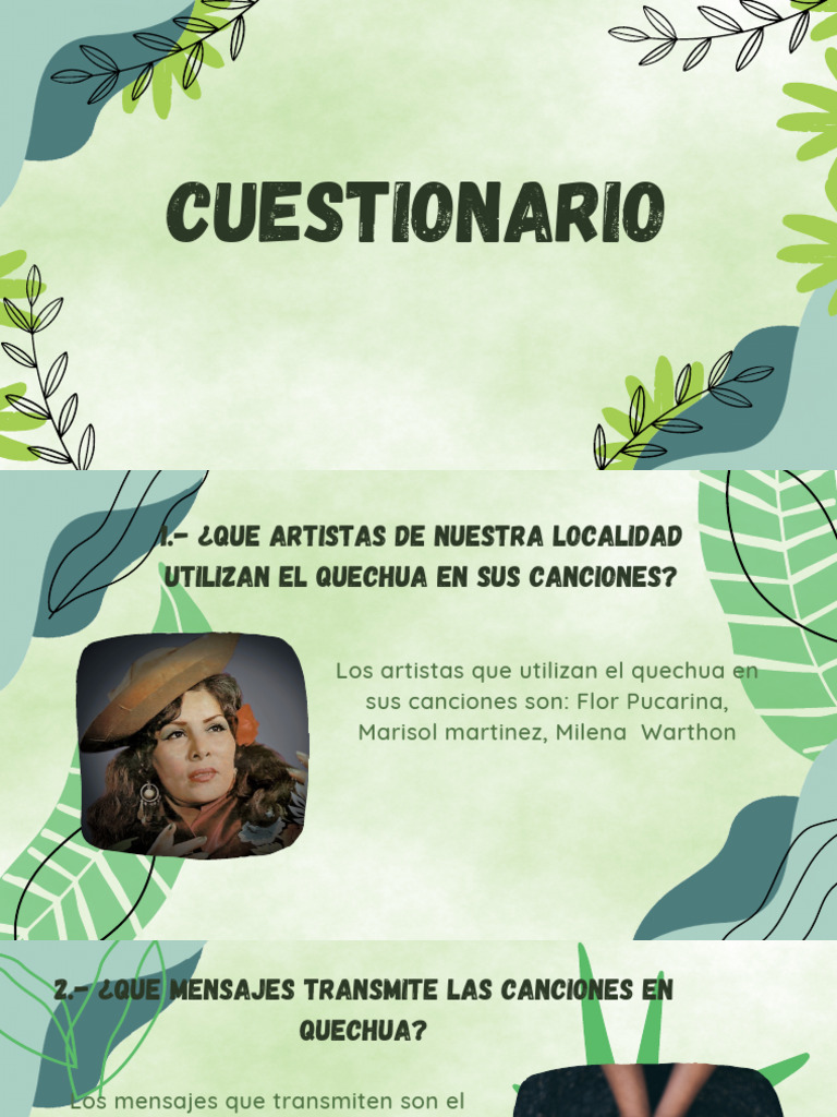 Cuestionario de Arte 2C | PDF