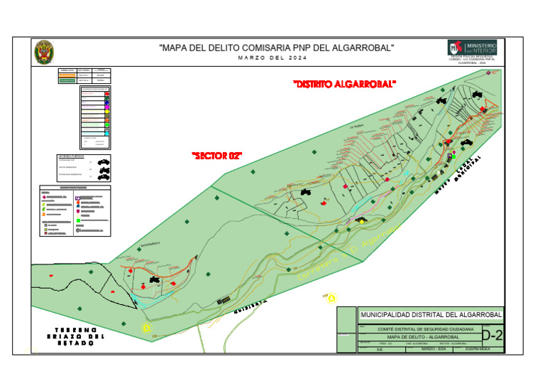 Mapa Del Delito 2024 - Sector 02 | PDF