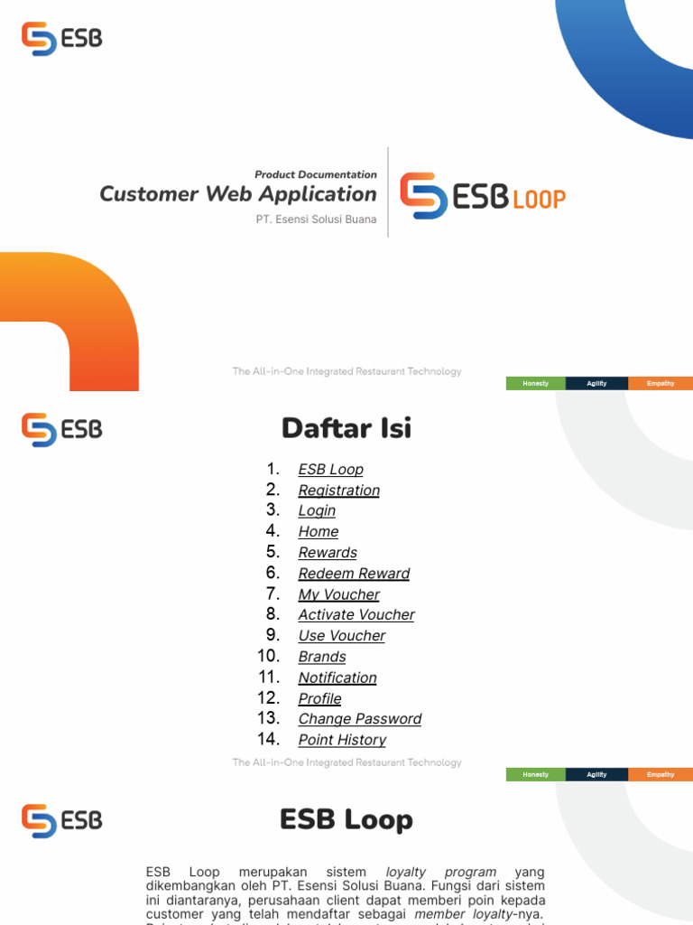 ESB Loop Customer Web App | PDF | Pengelolaan Keuangan & Uang | Hukum