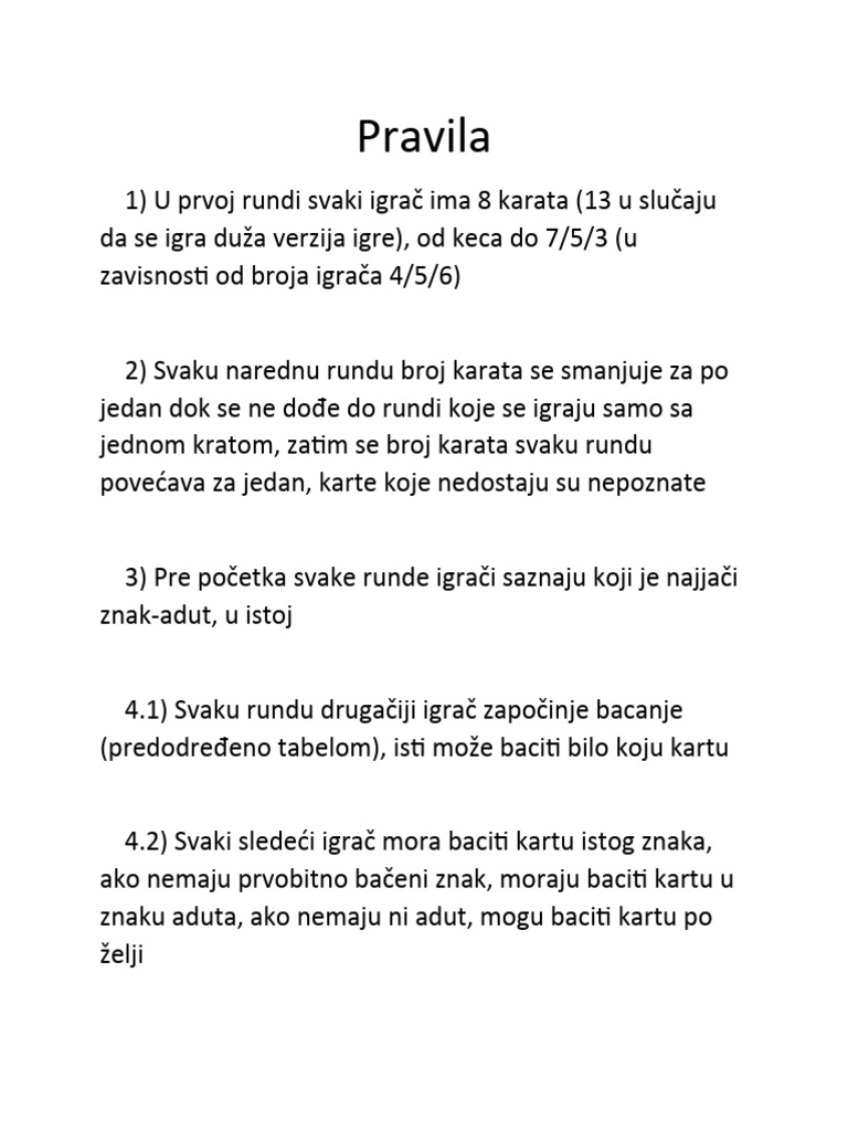 Pravila Jedna Kopija | PDF