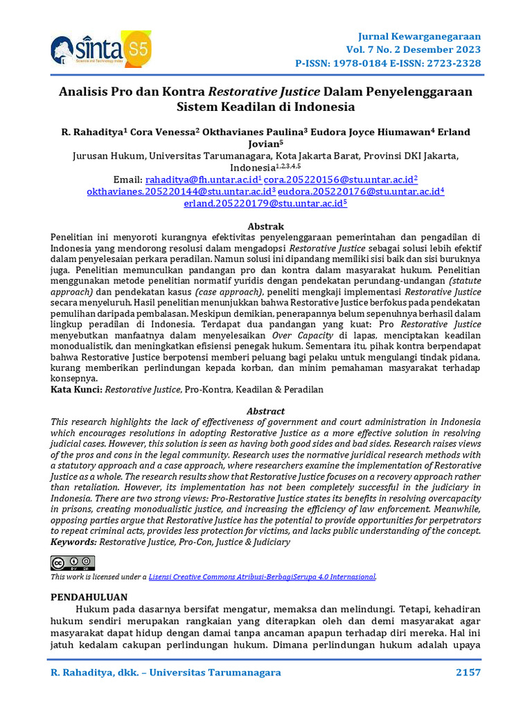 Analisis Keadilan di Indonesia | PDF