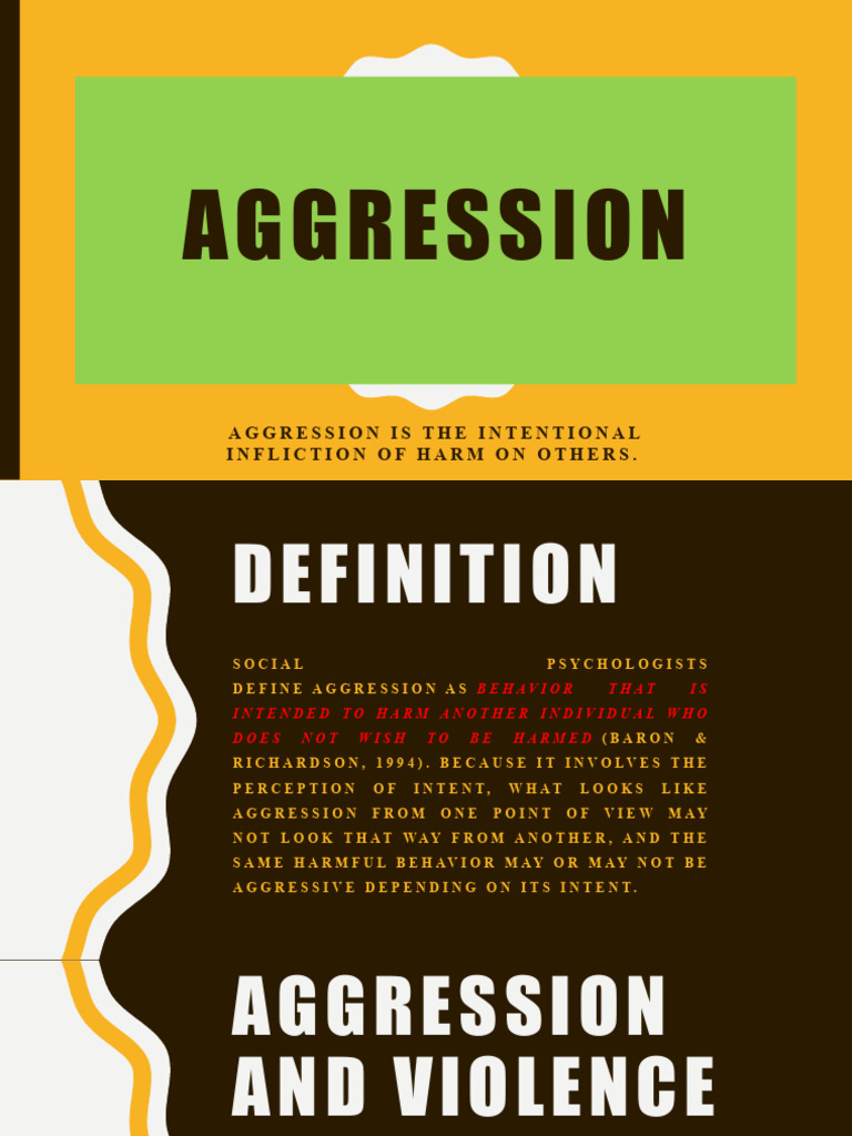 Aggression | PDF | Aggression | Psychological Concepts