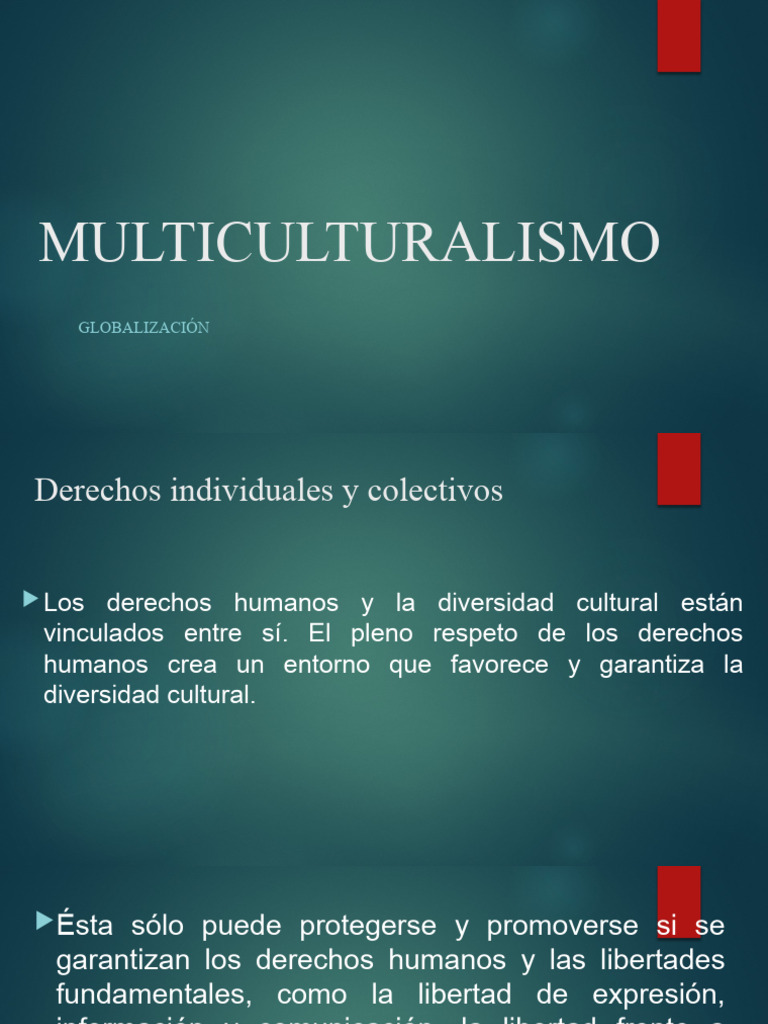 Globalización | PDF | Interculturalidad | Multiculturalismo
