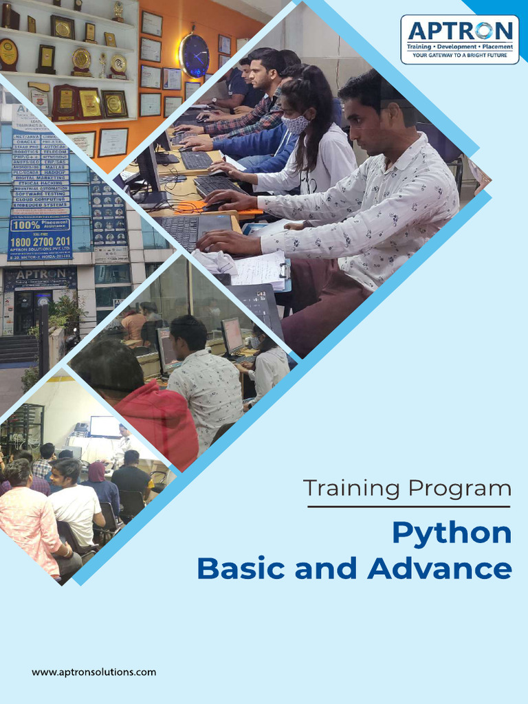 Python Basic + Advance Brochure - Compressed | PDF | Computing Python Basic + Advance Brochure - Compressed | PDF | Computing