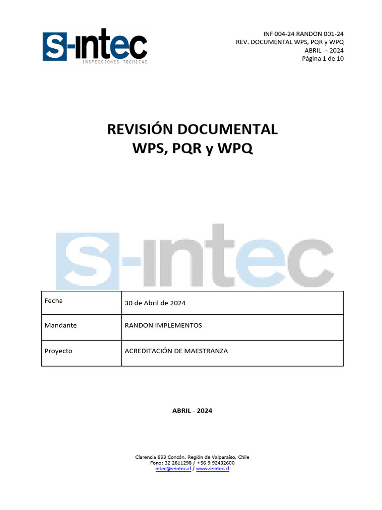 Revisión WPS, PQR y WPQ 2024 | PDF | Hierro | Procesos industriales