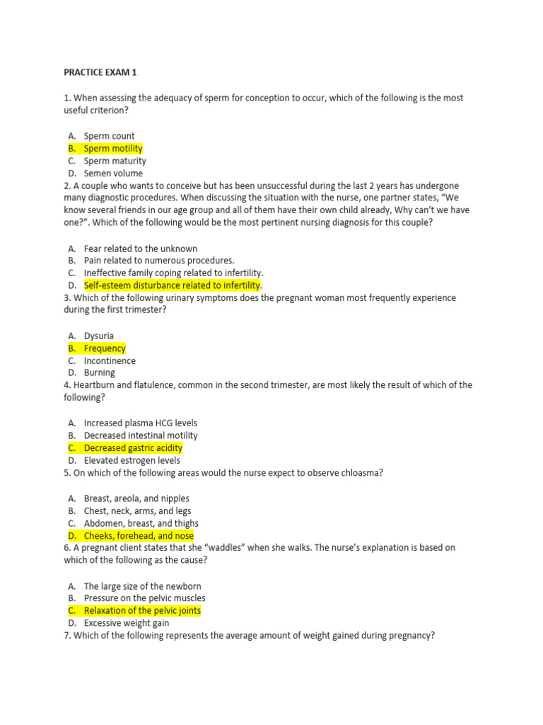 Mcn 1 Reviewer | PDF | Pregnancy | Childbirth