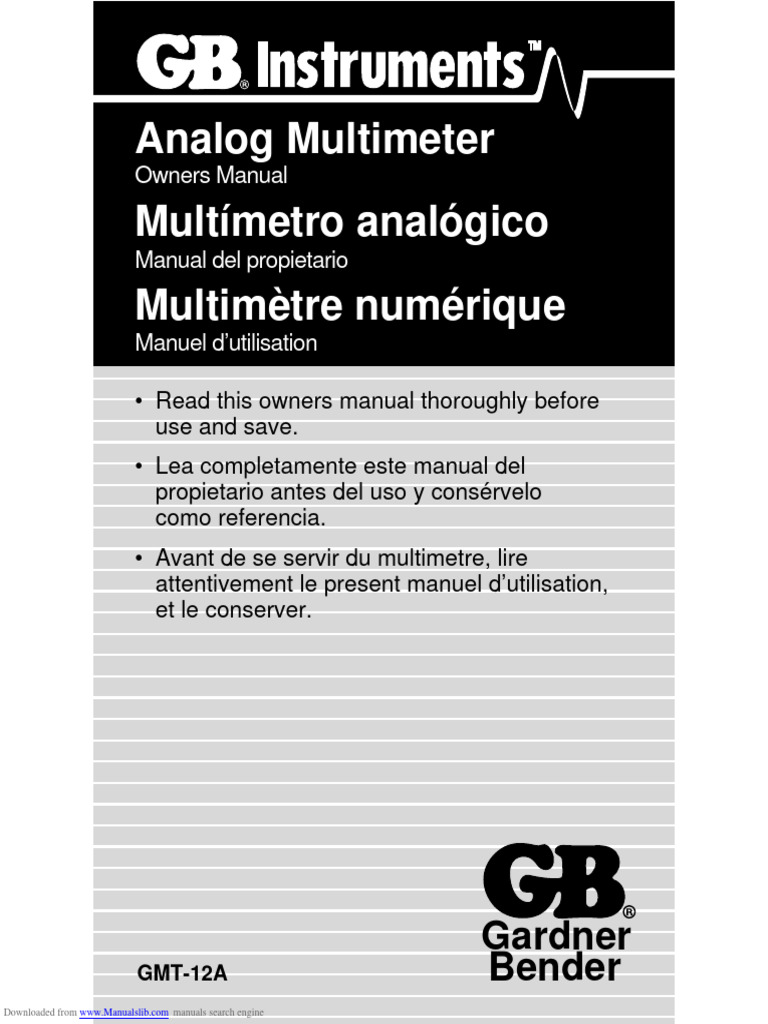 Analog Multimeter Guide | PDF | Voltage | Switch