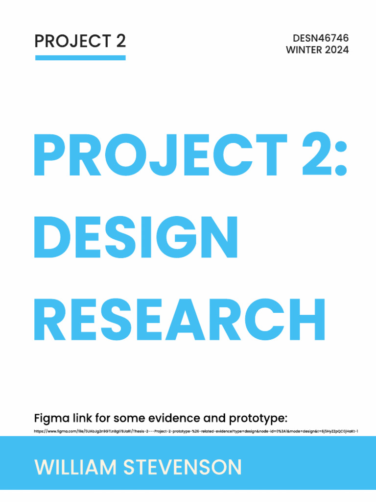 DESN4764 Stevenson William Project2 | PDF | Teaching Methods & Materials