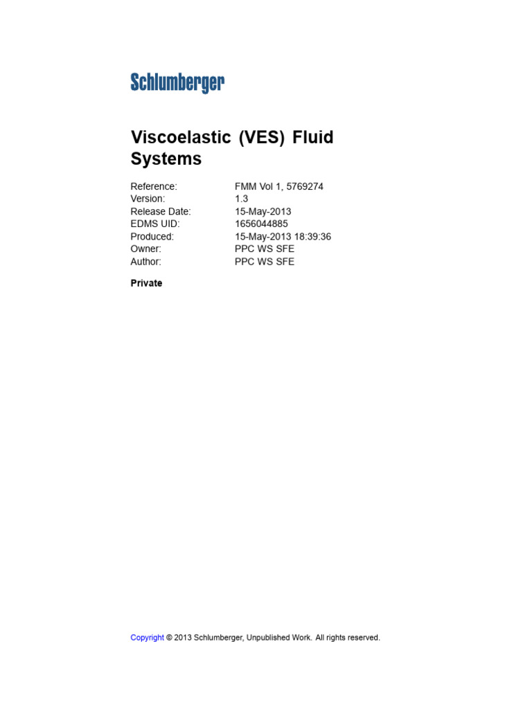 Viscoelastic Fluid Systems Overview | PDF | Liquids | Chemical Engineering