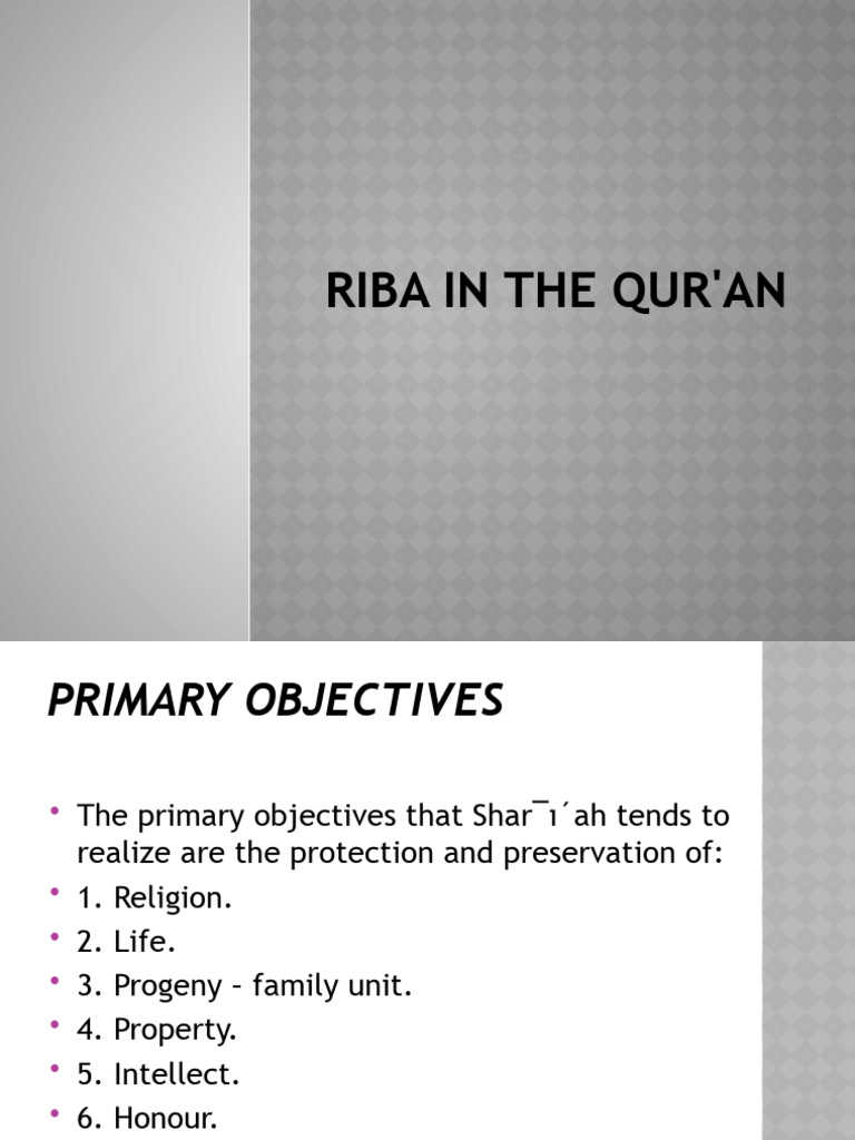Riba in The Qur'an | PDF | Interest | Muhammad